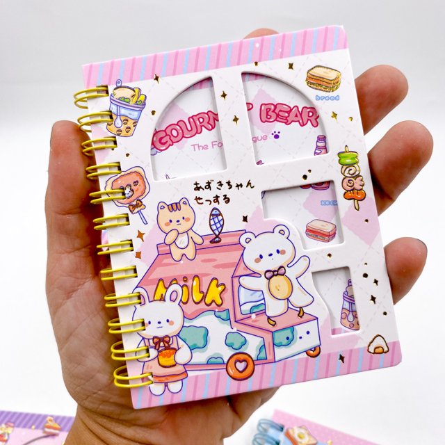 Mini Caderno A6 Gourmet Bear - UND | Atacado Papelândia