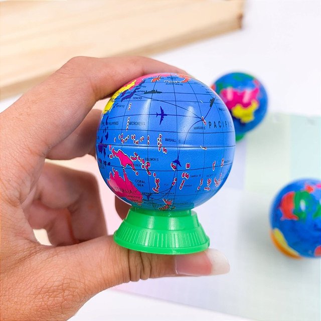 Apontador Mapa Mundi KAZ - POTE 6 UND | Atacado Papelândia