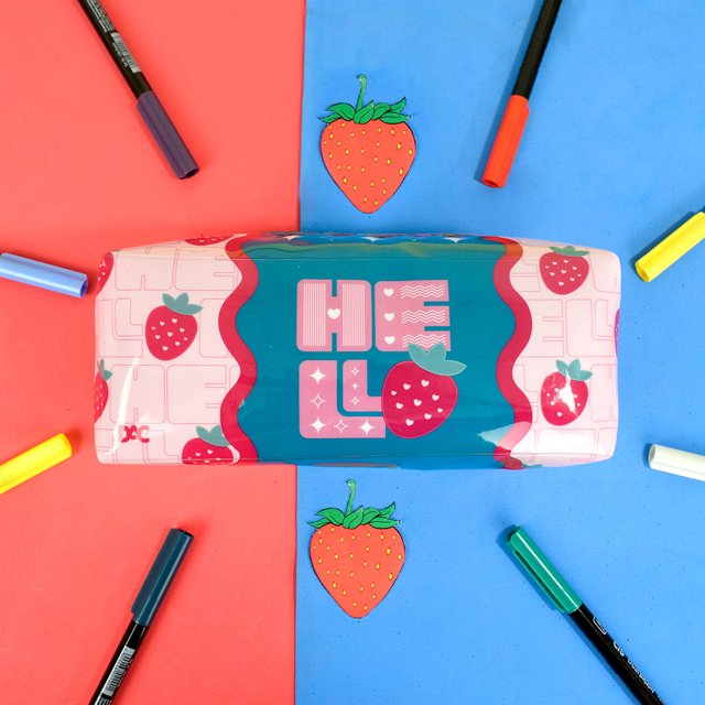 Estojo Hello Grande DAC | Atacado Papelândia