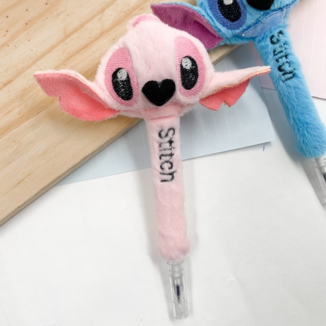 Caneta Premium Pelúcia STITCH E ANGEL - PACOTE 12 UND | Atacado Papelândia