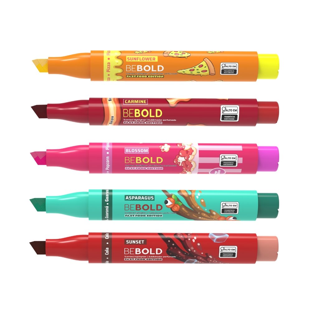 Marca Texto Be Bold Food Edition Newpen | Atacado Papelândia
