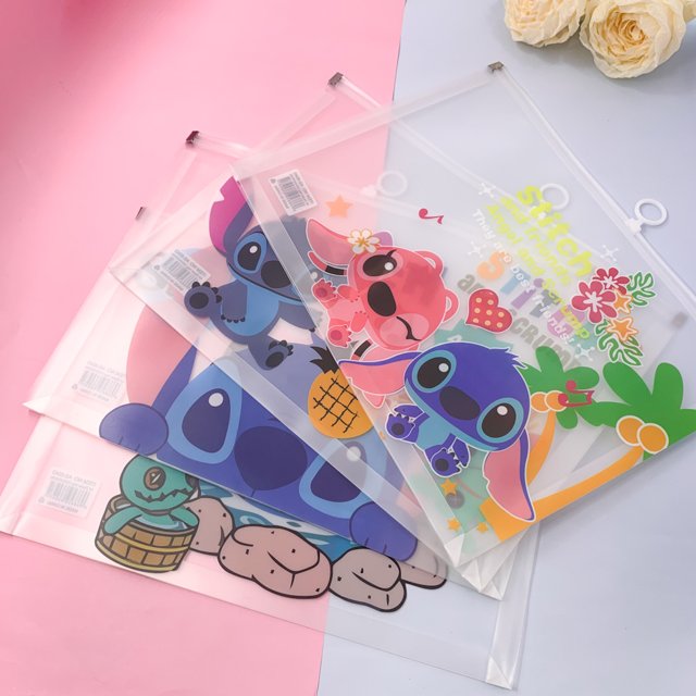 Pasta Transparente A4 STITCH - UND | Atacado Papelândia