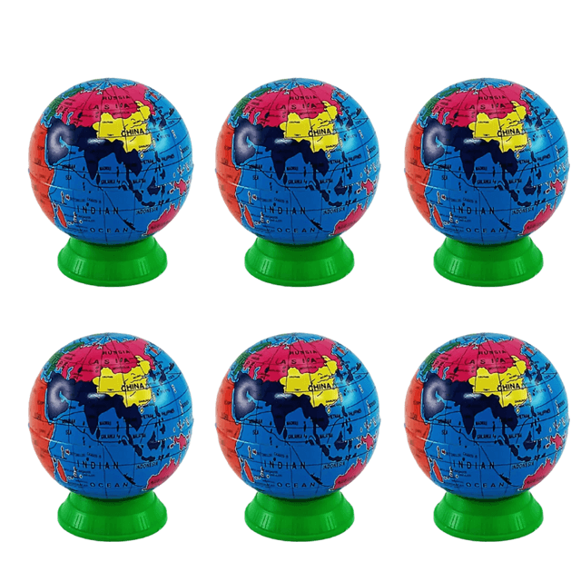 Apontador Mapa Mundi KAZ - POTE 6 UND | Atacado Papelândia