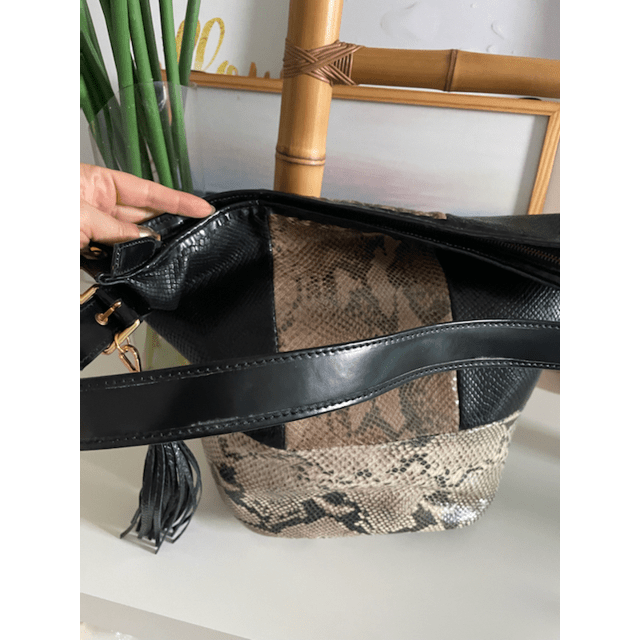 Bolsa couro Python Schütz | Oiqchic