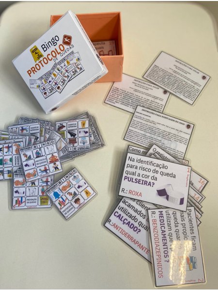 Meta 6-Jogo Bingo Protocolo de Queda | Ludic Nurse