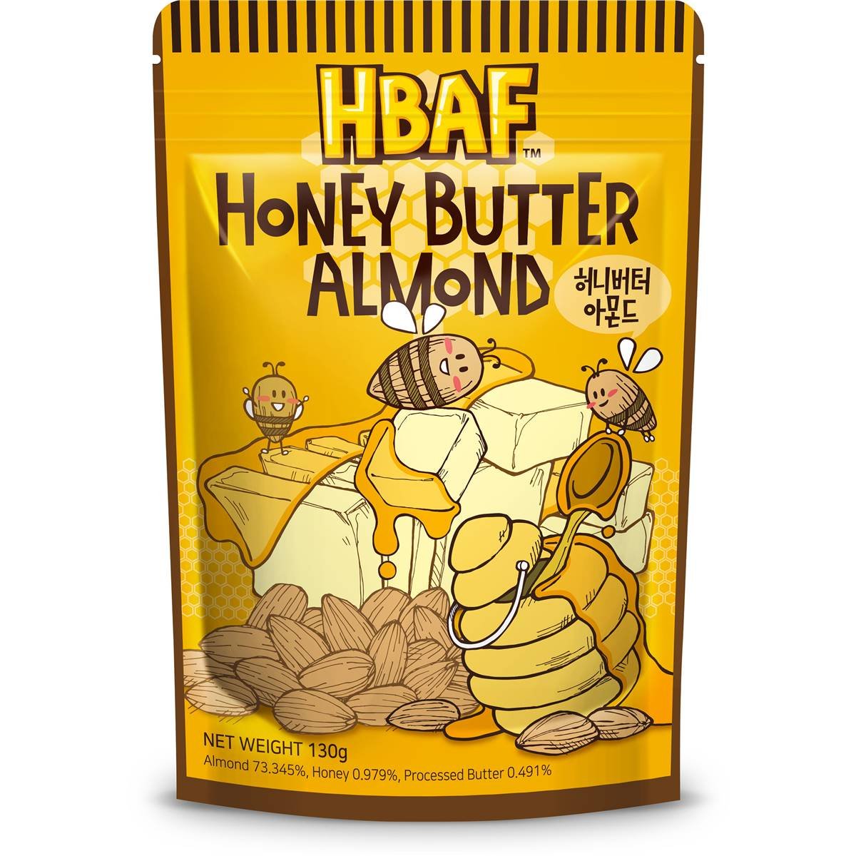 Snack Coreano Honey Butter Almond 40g | K- BOX PRODUTOS COREANOS