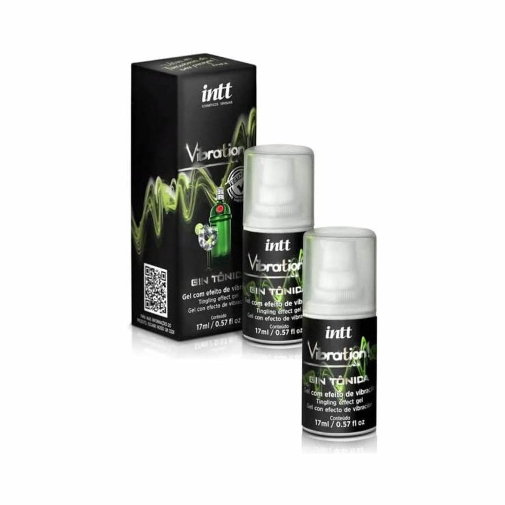 Gel Vibration Power Gin Tônica Kit com 02 | Universo dos Prazeres | Sex ...