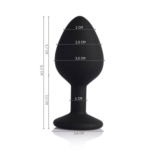 Plug Anal em Silicone Médio Go Play Leo | Universo dos Prazeres | Sex Shop Online