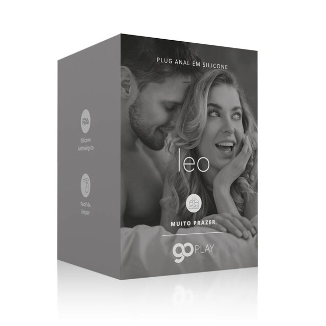 Plug Anal em Silicone Médio Go Play Leo | Universo dos Prazeres | Sex Shop Online