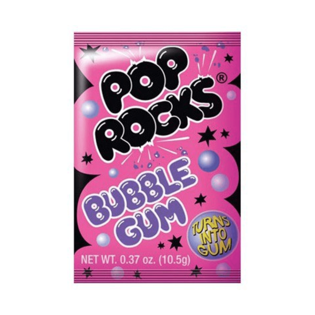 Chiclete Explosivo Bubble Gum Pop Rocks 10,5g | Explosão de Sabor ...