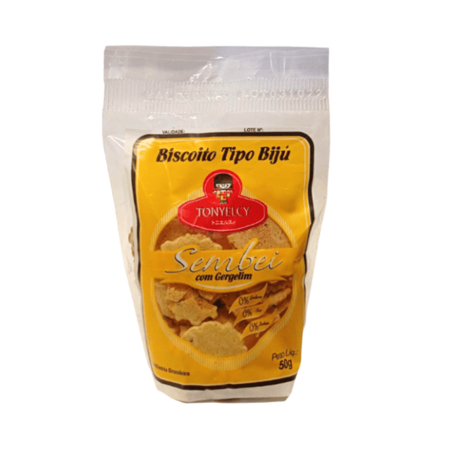 Biscoito Tipo Biju Sembei com Gergelim Tonyelcy 50g - Experiência ...