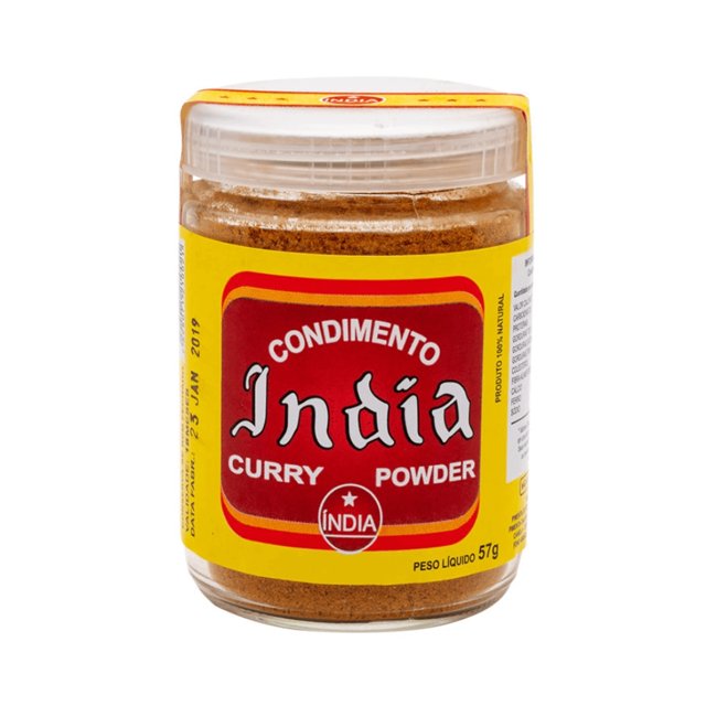 Condimento Curry em Pó India 57g - Aromas da Índia | Empório Yo