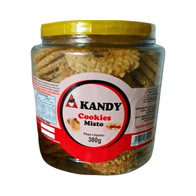 Biscoito Cookies Sabor Misto Kandy 380g - Variedade de Sabores | Empório Yo