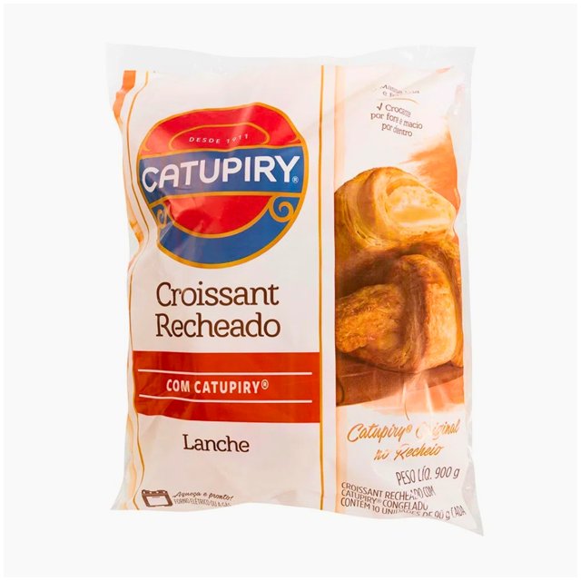 Croissant Recheado Congelado Catupiry 900g - Sabor e Conforto | Empório Yo