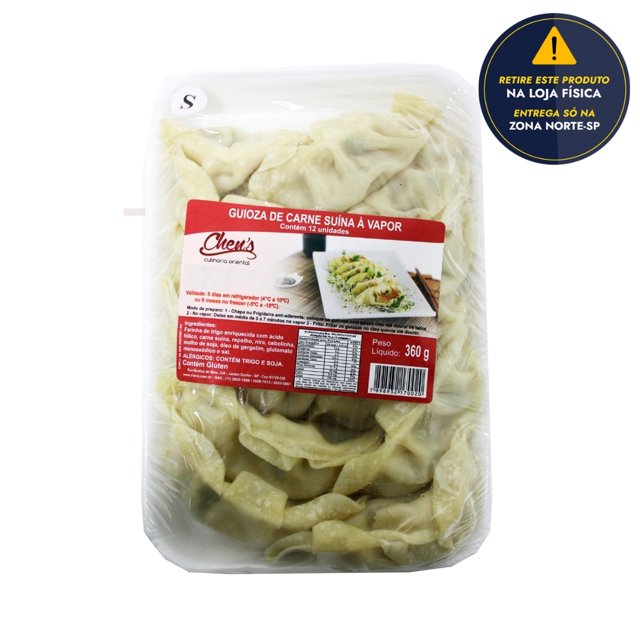 Guioza de Carne Suína à Vapor Chen's 360g | Empório Yo