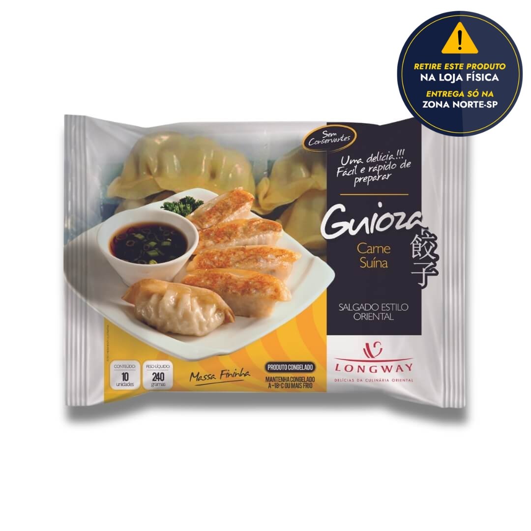 Guioza Sabor Carne Suína com Legumes Long Way 240g | Empório Yo ...