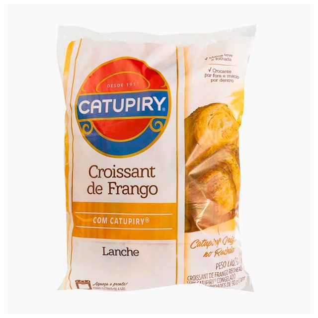 Croissant de Frango Congelado Catupiry 900g - Sabor e Praticidade | Empório Yo
