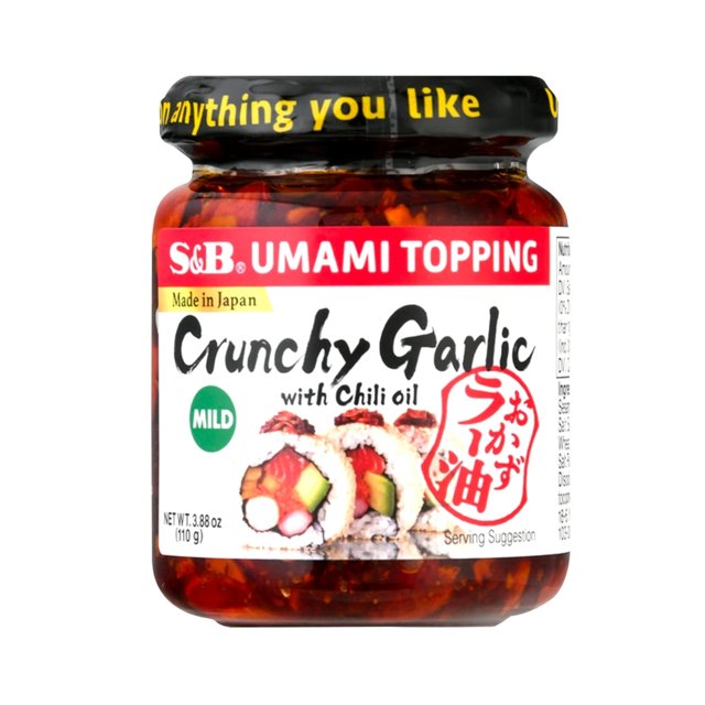 Óleo de Gergelim Apimentado com Alho S&B 110g - Sabor Intenso | Empório Yo