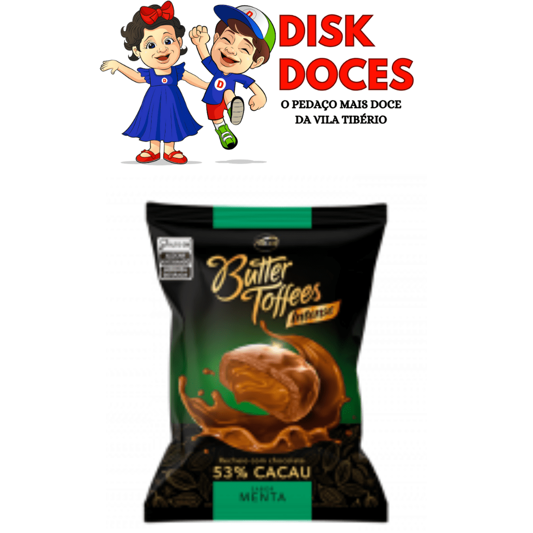 BALA ARCOR BUTTER TOFFE INTENSE MENTA 500G | Disk doces
