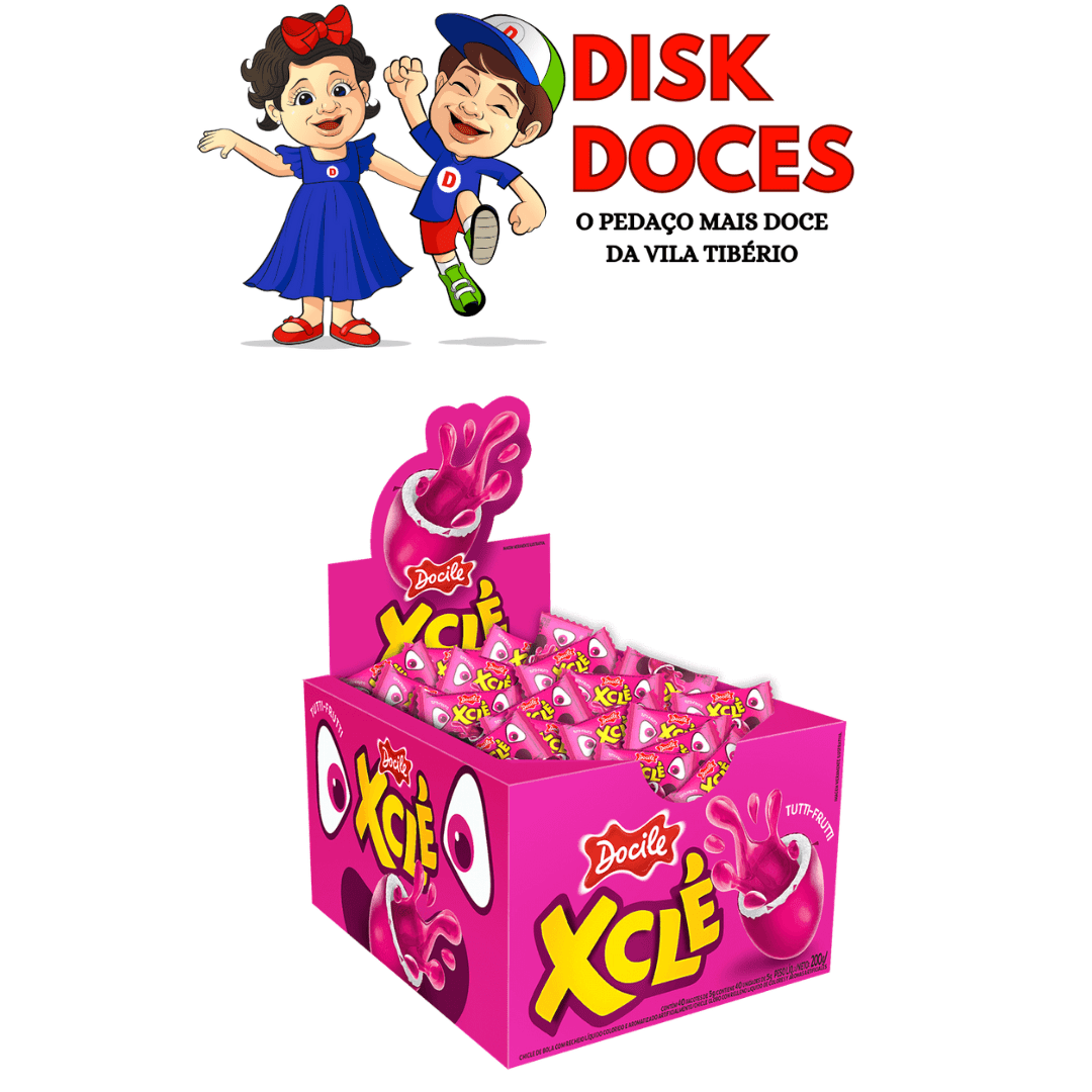 DOCILE XCLE TUTTI FRUTTI 40UN | Disk doces