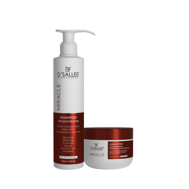 Kit Miracle Reconstrução 250ml | D'SALLES PROFESSIONAL