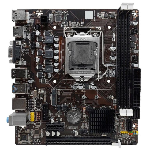 Placa Mãe Duex DDX-B75ZG M2, Chipset B75, Intel LGA 1155, mATX, DDR3 ...