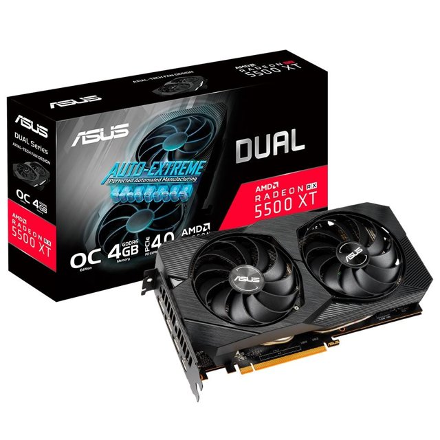 Placa de Video Asus Dual AMD Radeon RX 5500 XT EVO, 4GB, GDDR6 - DUAL-RX5500XT-O4G-EVO | ITX Gamer