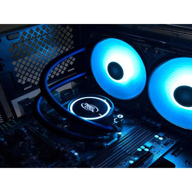 Water Cooler Deepcool Gammaxx L240T Blue - DP-H12RF-GL240TB | ITX Gamer