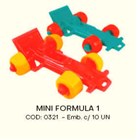 KIT MINI FORMULA 1 - C/10 | Cobra Embalagens