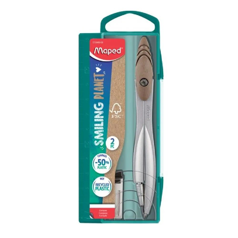 COMPASSO MAPED SMILING PLANET | PAPELARIA PEPPER