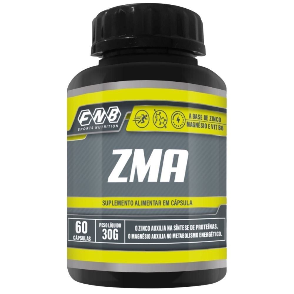 ZMA (Magnésio, Vitamina B6 e Zinco) 60 Cápsulas - FNB Sports | Natural ...