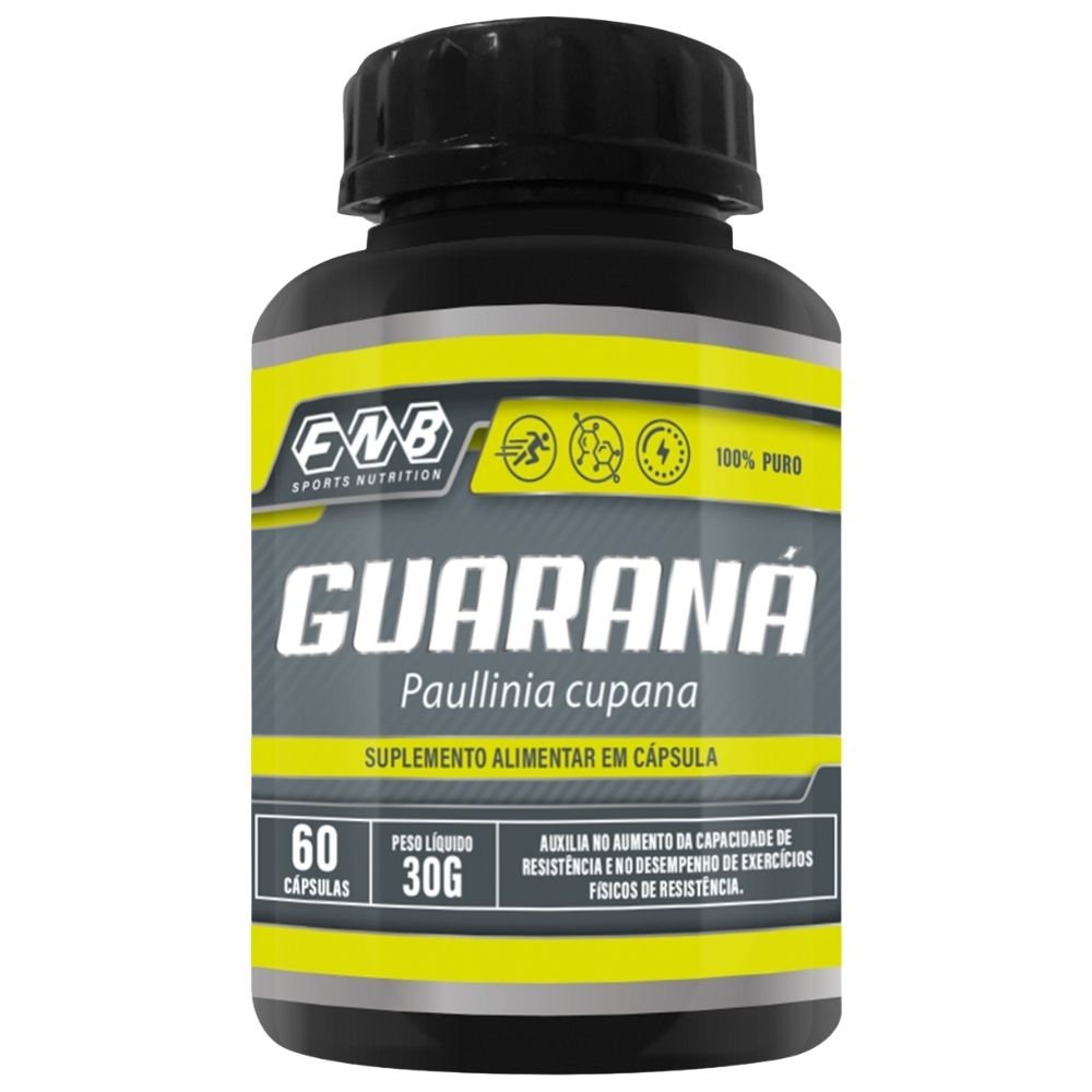 Guaraná (Paullinia Cupana) 60 cápsulas - FNB Sports | Natural Distribuidora