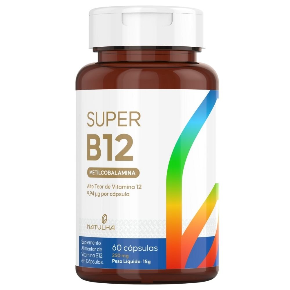 Super B12 414% IDR 60 cápsulas - Natulha no ATACADO | Natural Distribuidora