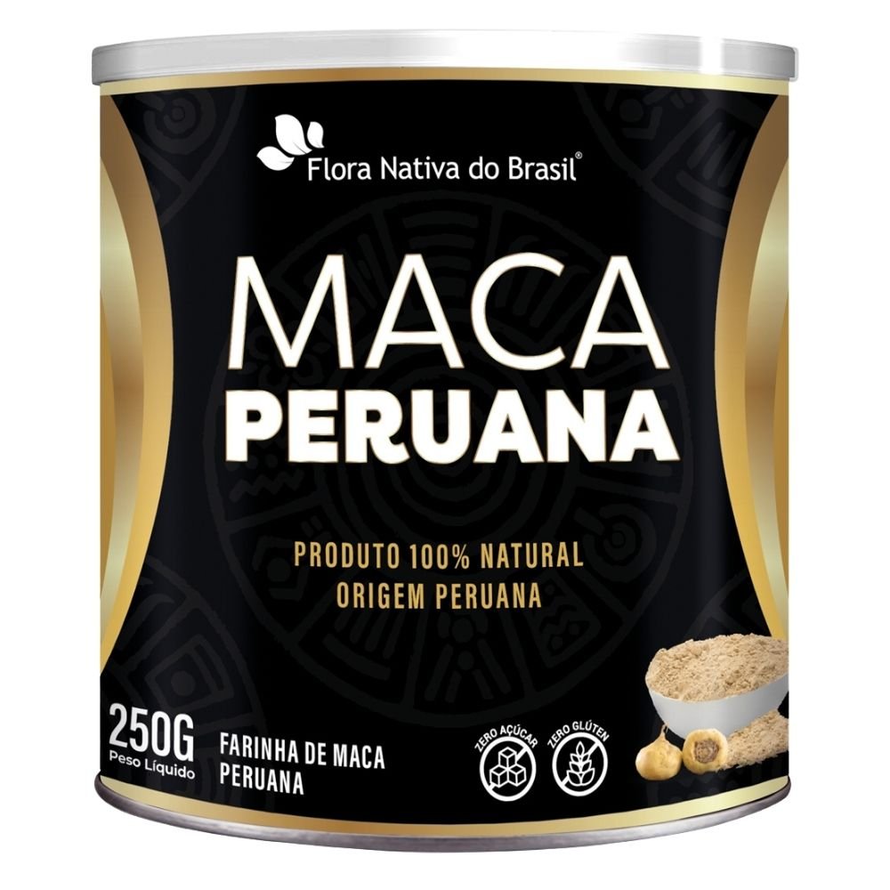 Maca Peruana Pura em Pó 250g - Flora Nativa no ATACADO | Natural ...