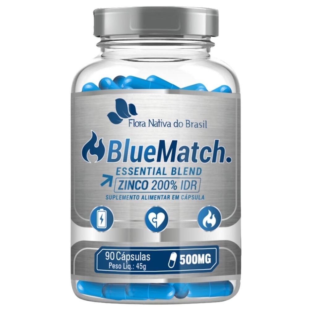 Estimulante BlueMatch 90 Cápsulas - Flora Nativa no ATACADO | Natural ...