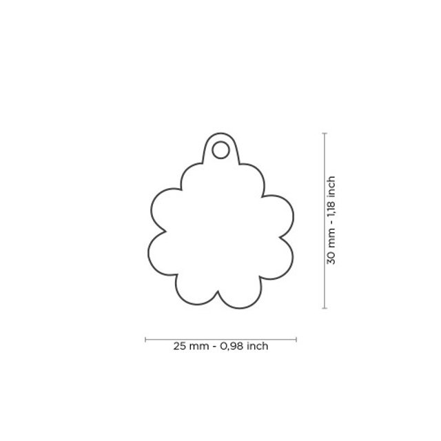 PLACA MF/ SENTI PET STORE - MARGARIDA | Senti Pet Store