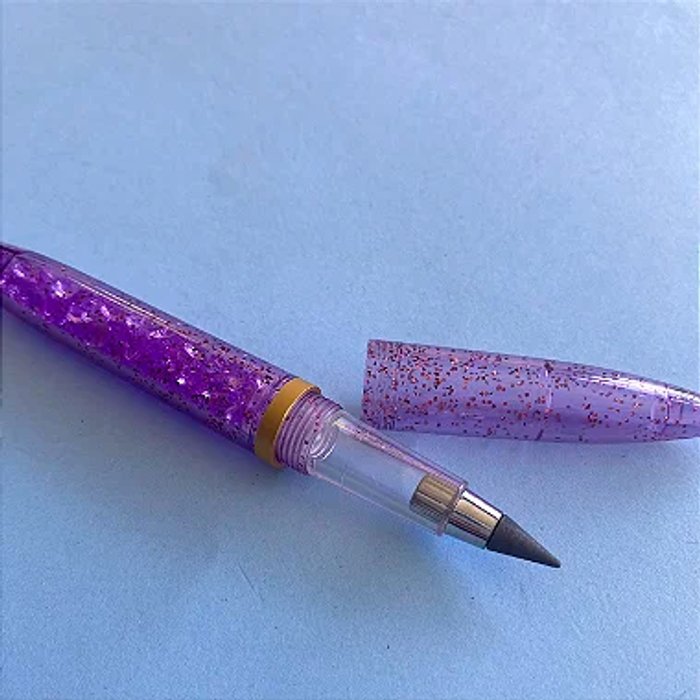 LÁPIS INFINITO GLITER | Papelaria Colorir