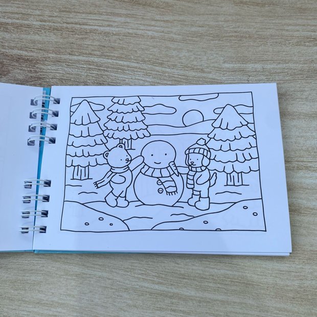 Livro de colorir Bobbie Goods 50 folhas Azul claro | Papelaria Colorir