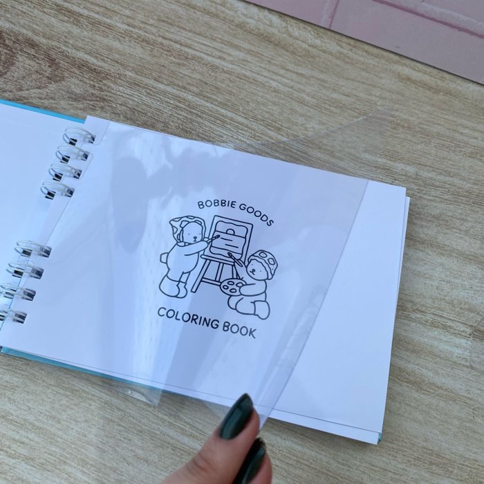 Livro de colorir Bobbie Goods 50 folhas Azul claro | Papelaria Colorir