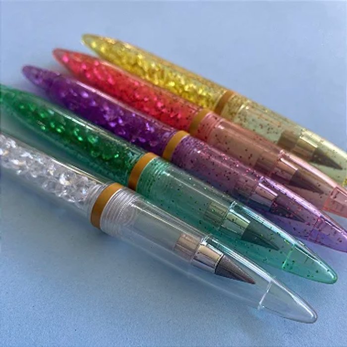 LÁPIS INFINITO GLITER | Papelaria Colorir