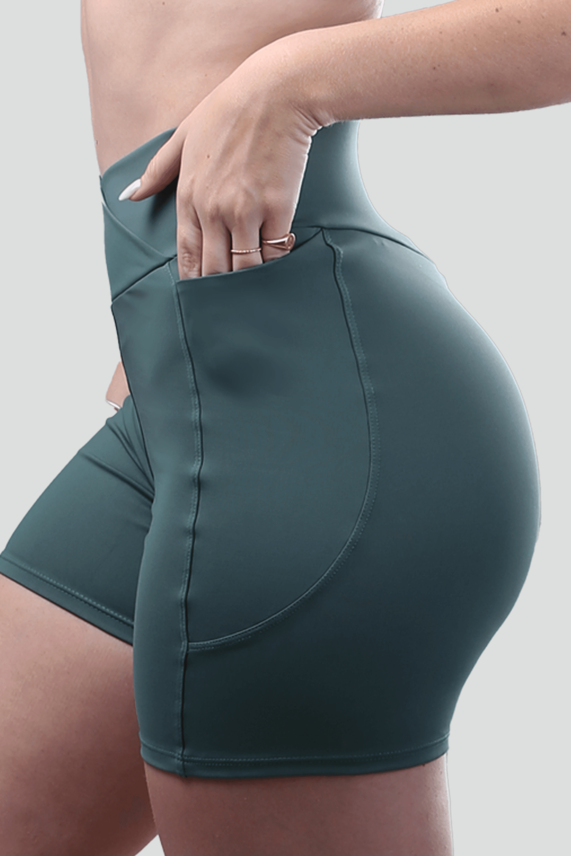 Short Pace Verde Botânico | Omne Fitwear