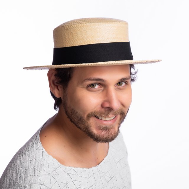 Chapéu de palha paris aba curta | Fio de Palha