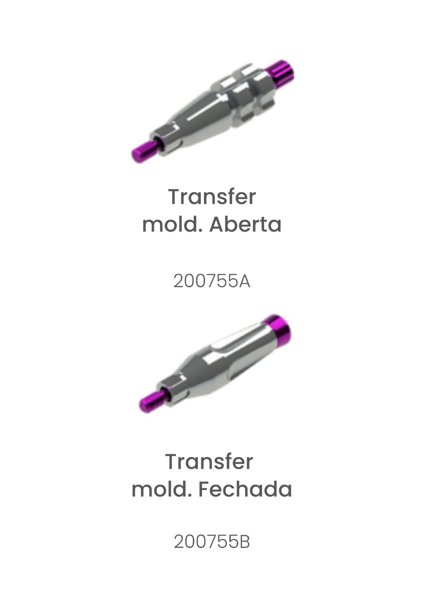 Transfer Para Cone Morse Compatível com Implante Straumann® RC 4.1 ...