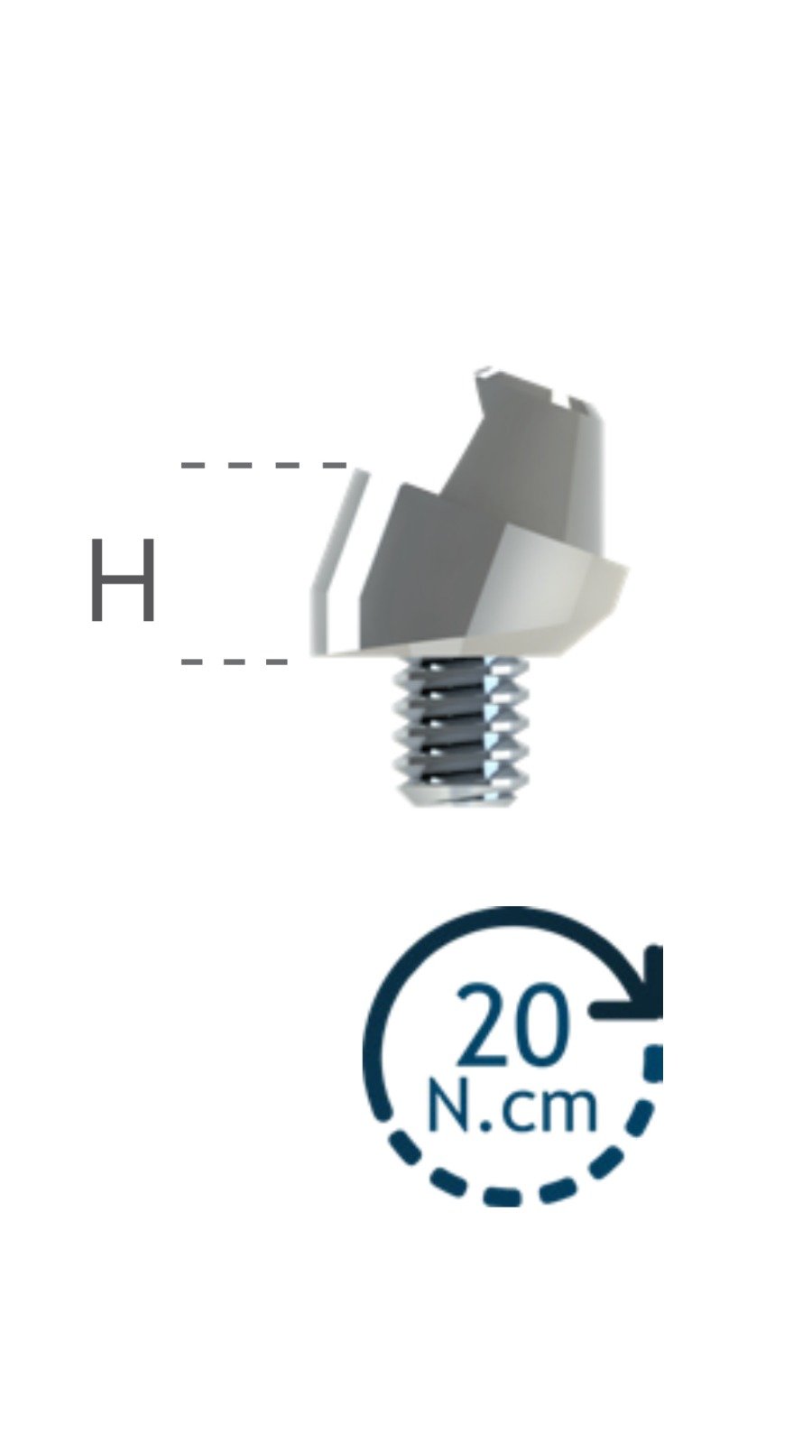 Mini Pilar Angulado 17º H.E Compativel com Implante Bionnovation® HE 5. ...