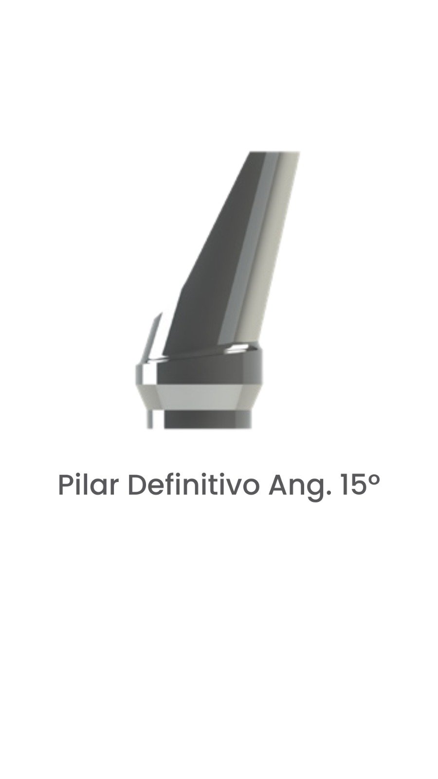 Pilar definitivo Angulado 15º H.E Compativel com Implante DentFix® HE 3 ...