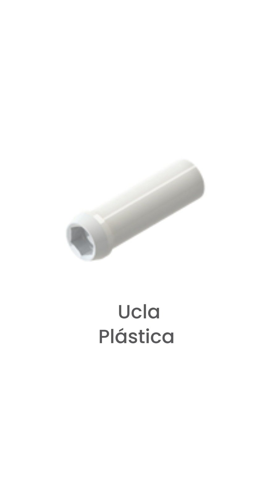 Ucla calcinável plástica H.E Compativel com Implante Neodent® HE 3.3/3. ...