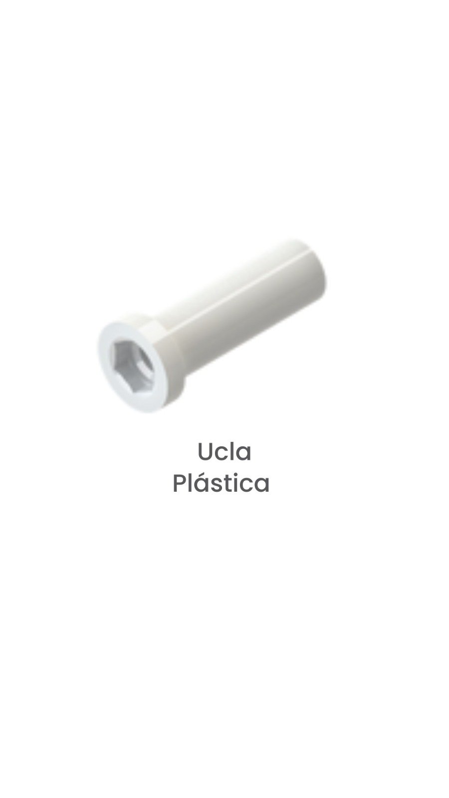 Ucla calcinável plástica H.E Compativel com Implante Neodent® HE 4.5/5. ...