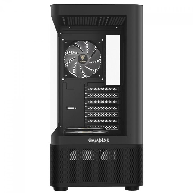 Gabinete Gamdias Atlas E2 CG, Mid Tower, Vidro Temperado, ATX, Display ...