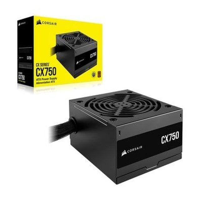 Fonte 750W Corsair CX750, 80 Plus Bronze, PFC Ativo, ATX, CP-9020279-BR | PC Gamer Brasília