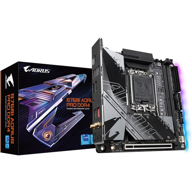 Placa Mãe Mini ITX B760I Aorus Pro DDR4, Wifi e Bluetooth, Intel LGA ...